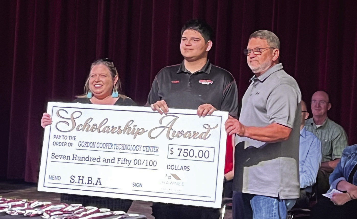 Shawnee Home Builders Association recognizes students at Gordon Cooper ...